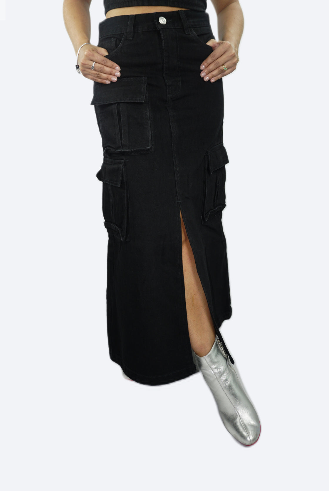 Falda Cargo Negra – Argo Outfitters