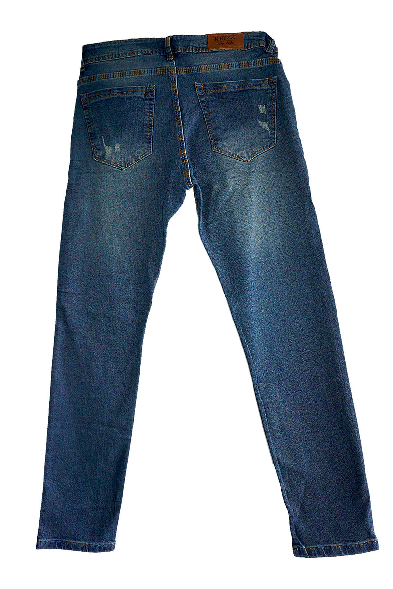 Jean Azul Petrolizado para Hombre – Argo Outfitters